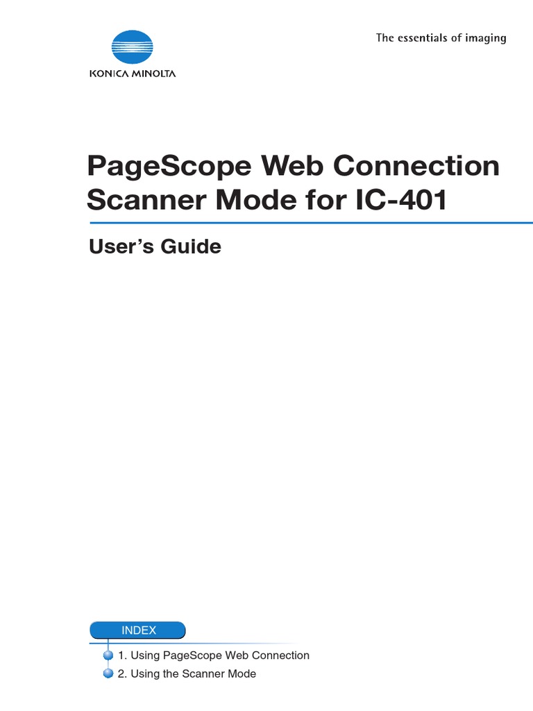 Scanner Mode For IC-401 | PDF | Email | Image Scanner