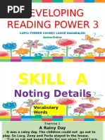 Developing Reading Power Grade 3 Exercise 13-20 | Honey Bee ...