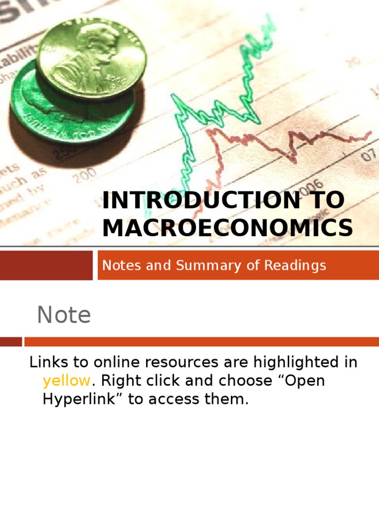 INTRO TO MACROECONOMICS NOTES | PDF | Deficit Spending | Macroeconomics