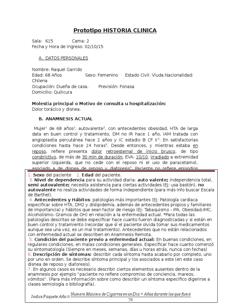 Prototipo Historia Clinica Final | PDF | Hipertensión | Cuidado de la salud
