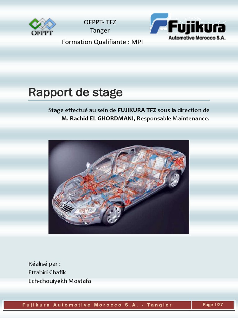 Rapport de Stage PDF | PDF | Industries | Science