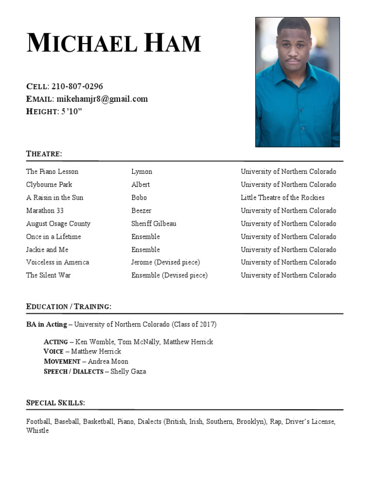Michael Ham Resume Updated | PDF