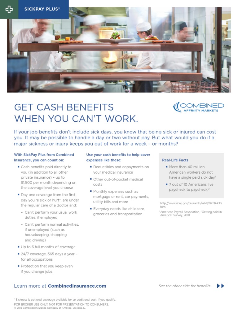 Sick Pay Plus 2016f | PDF | Sick Leave | Insurance