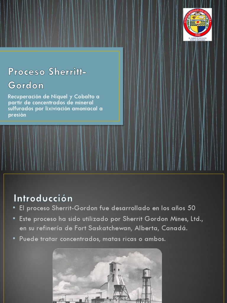Proceso Sherritt Gordon | PDF | Níquel | Cobalto