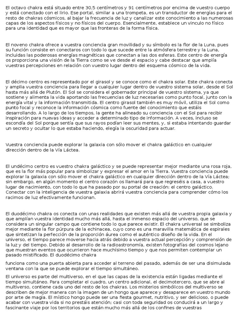El Octavo Chakra | PDF | Vía láctea | Dom