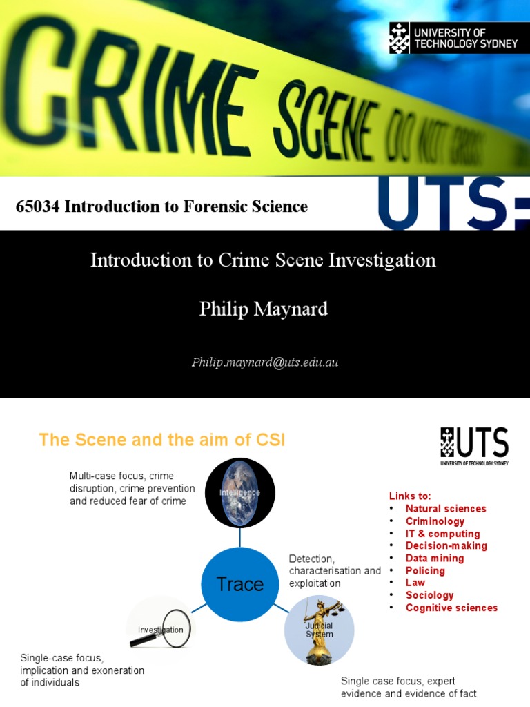 Introduction To Crime Scene Investigation Philip Maynard | Download ...