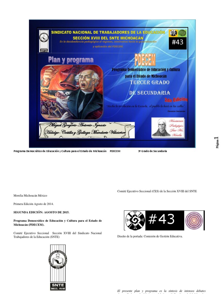 3o Secundaria PDECEM 2016 | PDF | Conocimiento | Toma de decisiones