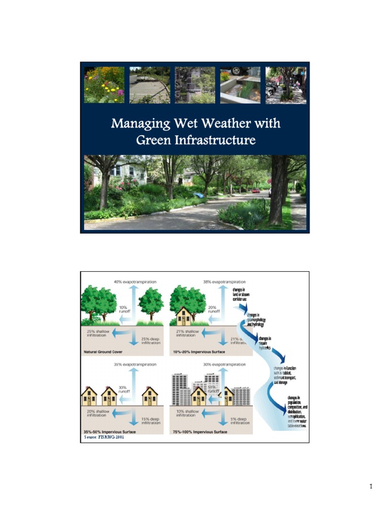 Managing Wet Weather With Green Infrastructure | PDF | Stormwater ...