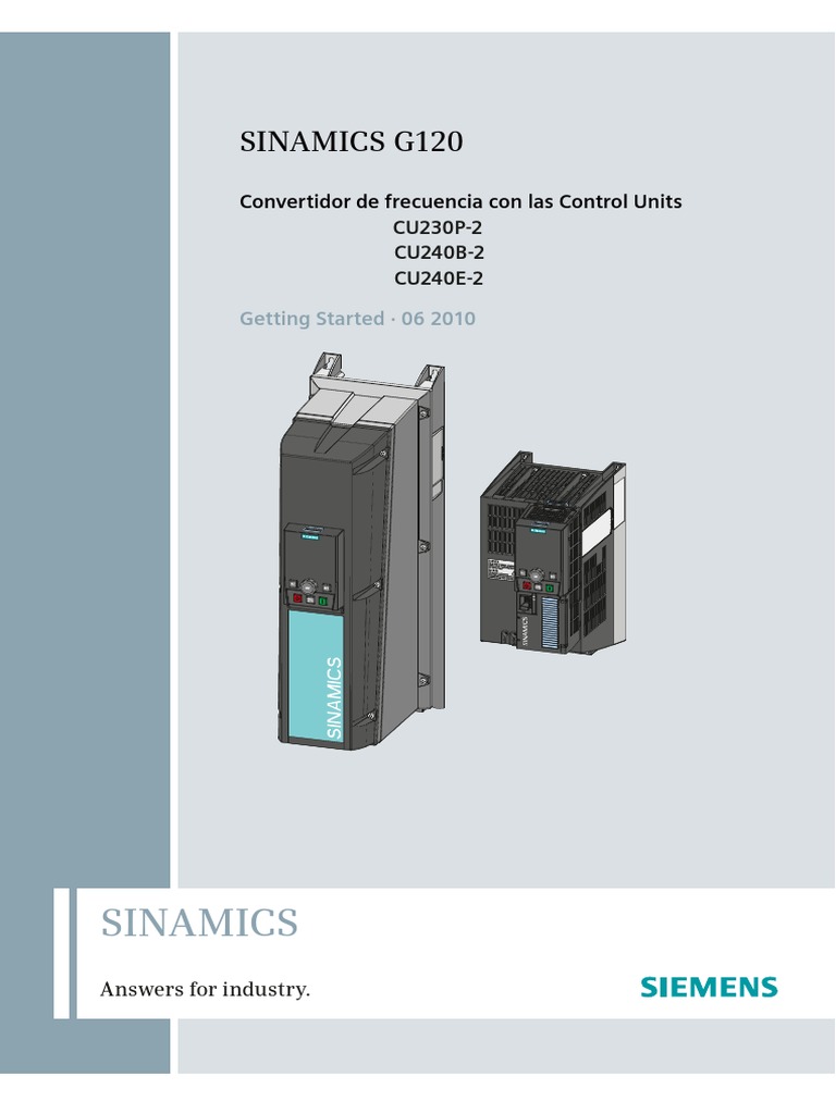 Guia Sinamics G120 de Siemens | PDF | Marca comercial | Software