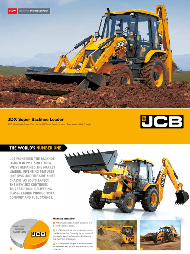 Jcb 3dx Super Backhoe Loader