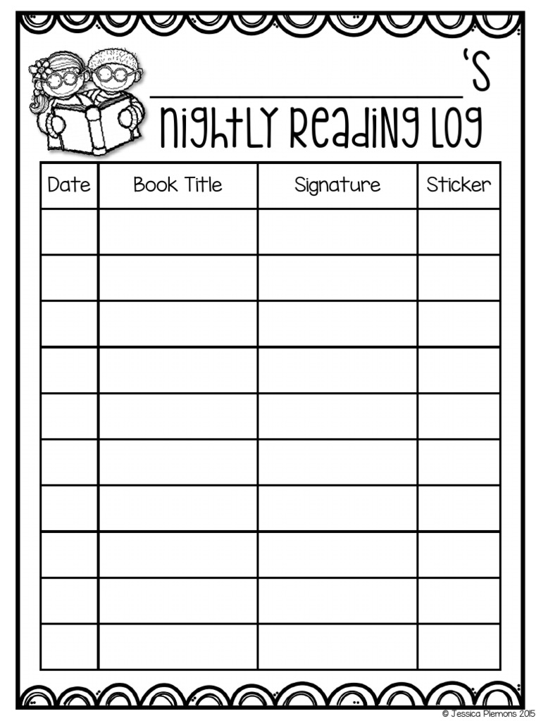 Reading Log | PDF