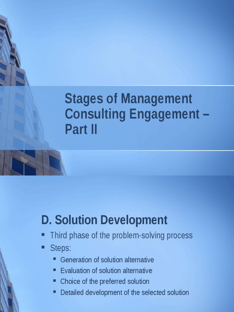 Consulting Engagement Phases Explained | PDF | Feasibility Study | Analysis