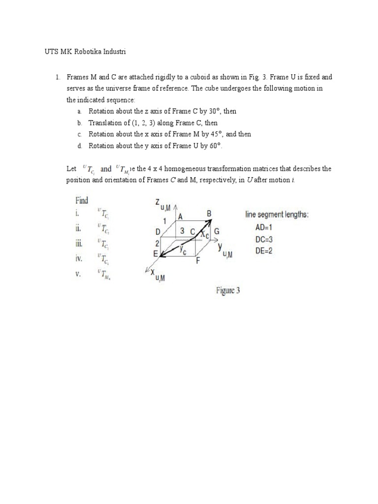 UTS MK Robotika Industri | PDF