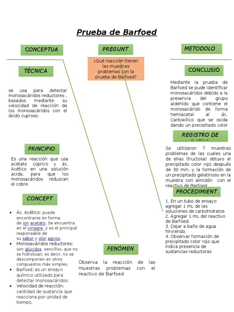 Prueba de Barfoed | Carbohidratos | Reacciones químicas