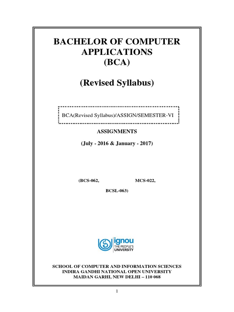 BCA Revised Assignments 2016-2017 | PDF | Windows 2000 | Computer Network