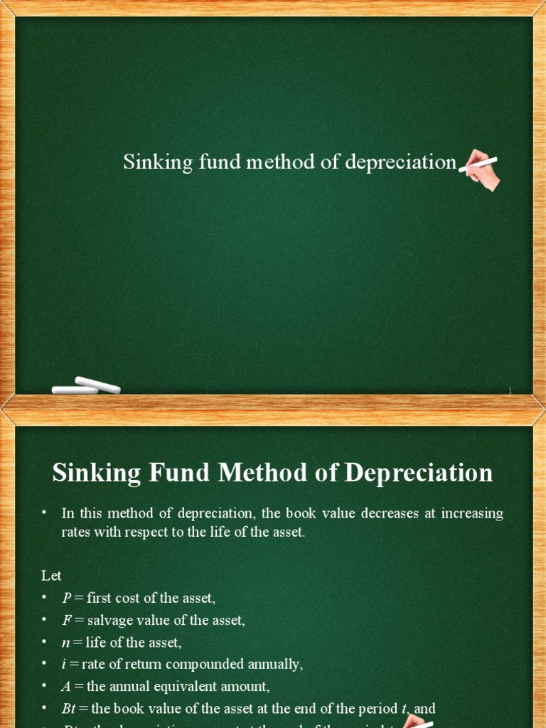Sinking Fund | Depreciation | Financial Economics