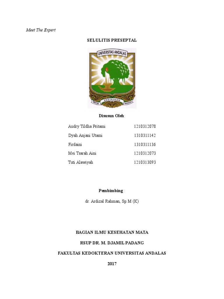 Selulitis Preseptal | PDF