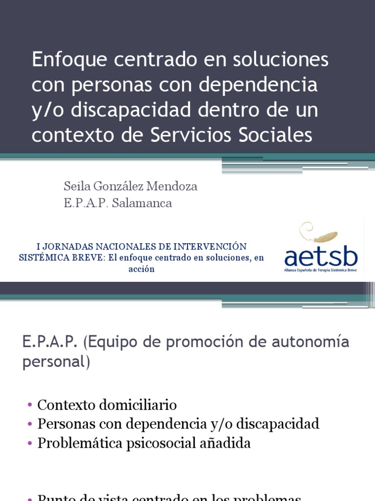 Enfoque Centrado en Soluciones | PDF