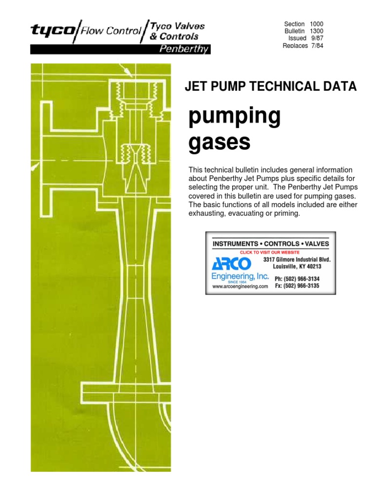 Penberthy Eductor | PDF | Nozzle | Pump