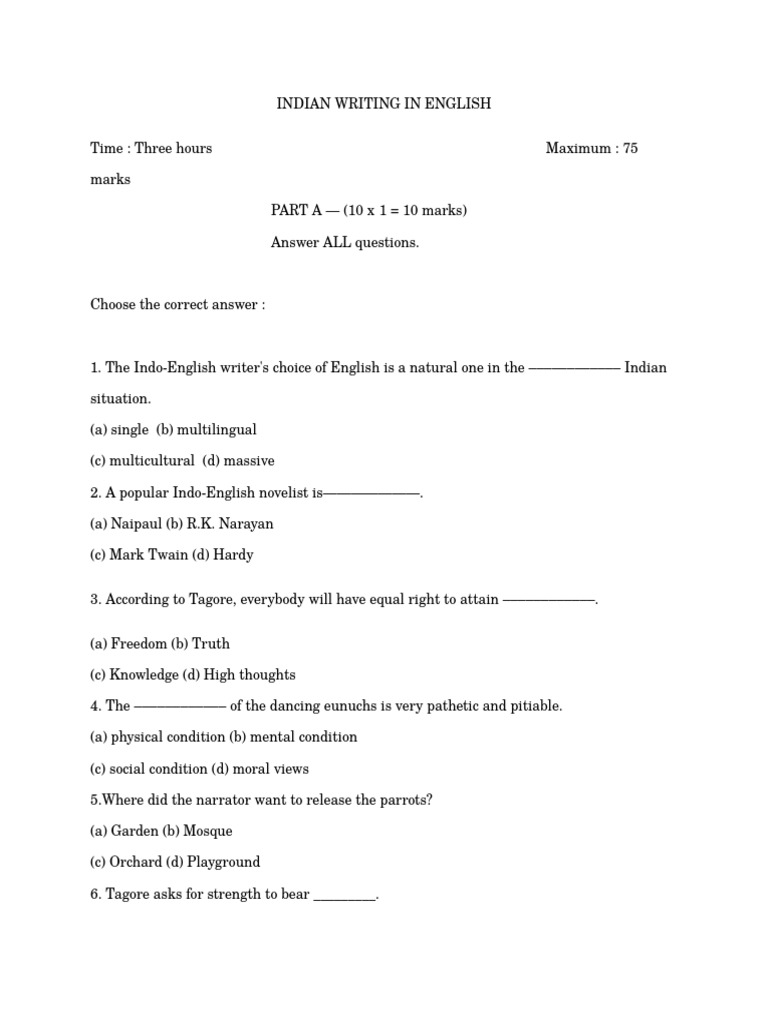 Indian Writing in English | PDF | Languages