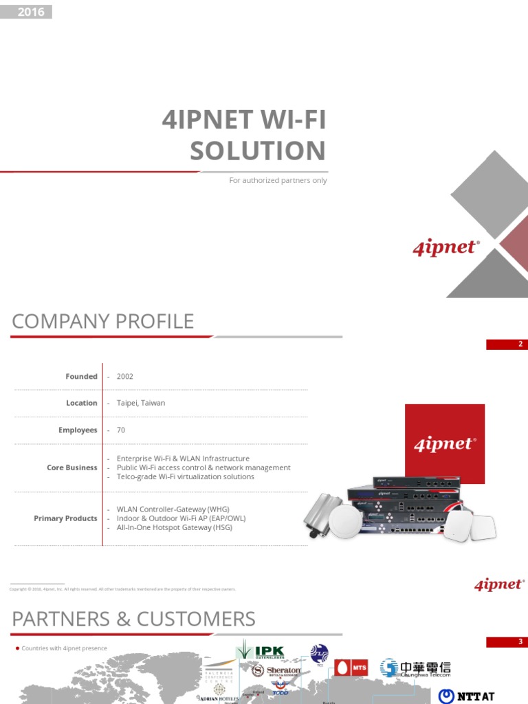 4ipnet WiFi Solution 2017 | PDF | Wi Fi | Firewall (Computing)