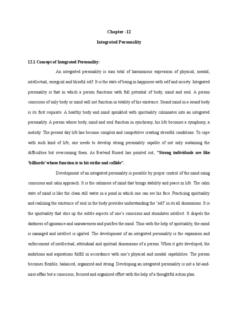Integrated Personality | PDF | Chakra | Asana