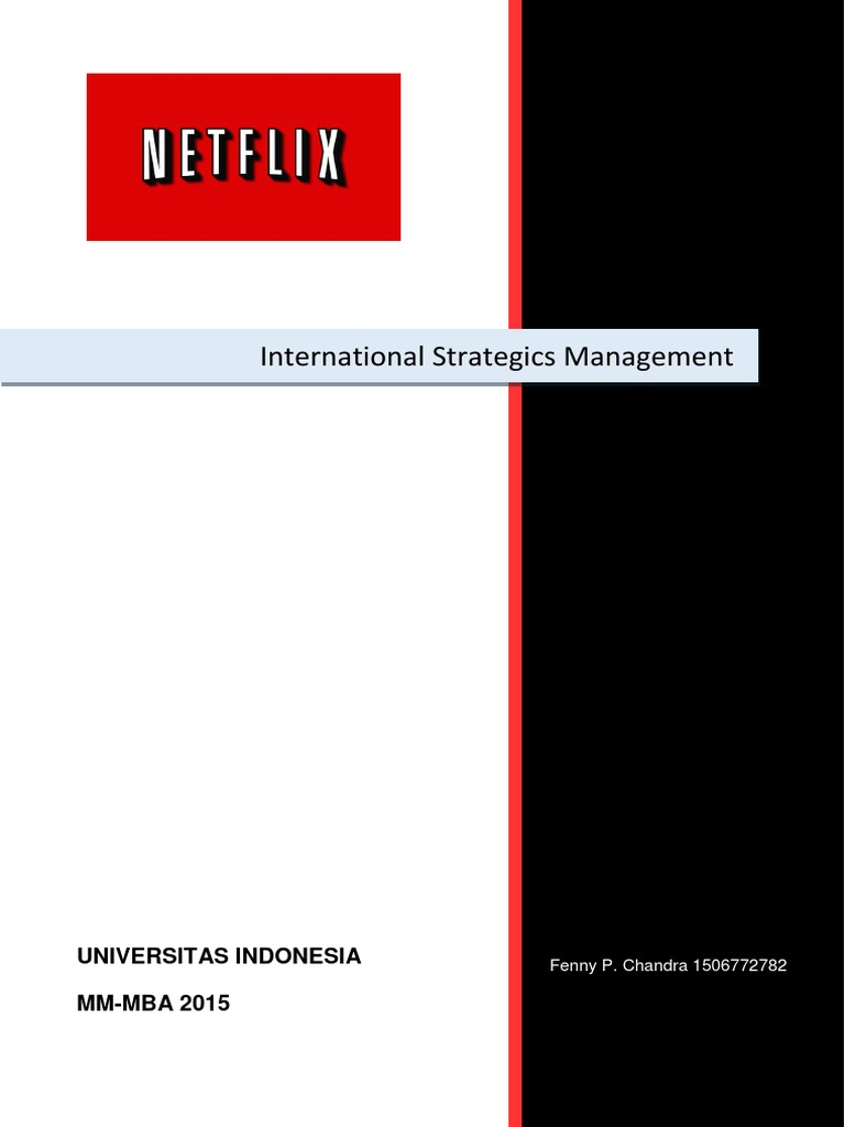 Netflix Growth Strategy For ISM Finals - FC | PDF | Netflix ...