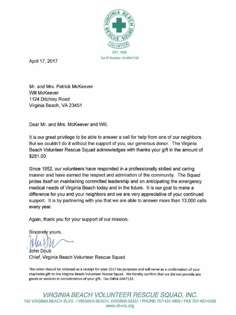 VB Rescue Squad Receipt | PDF | Social Science
