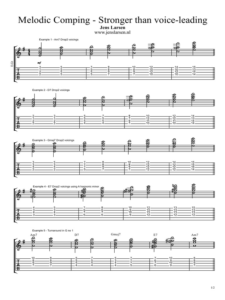 Melodic Comping How To Get Started | PDF | Elements Of Music | Music Theory