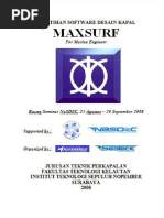 Panduan Desain Kapal dengan Maxsurf | PDF