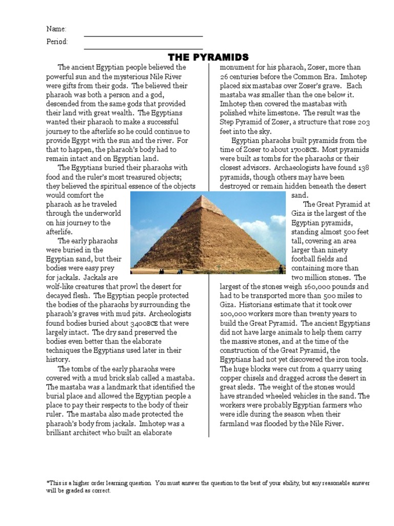 Pyramids | Egyptian Pyramids | Ancient Egypt