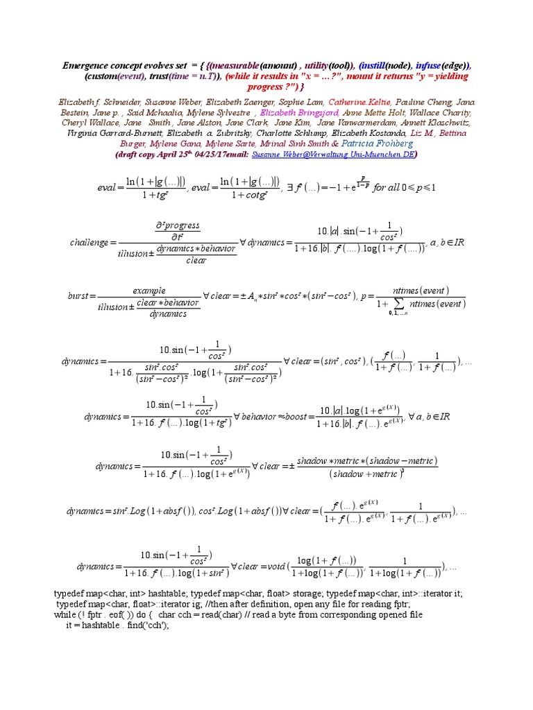 Emergence Concept Evolution | PDF | Teaching Methods & Materials ...