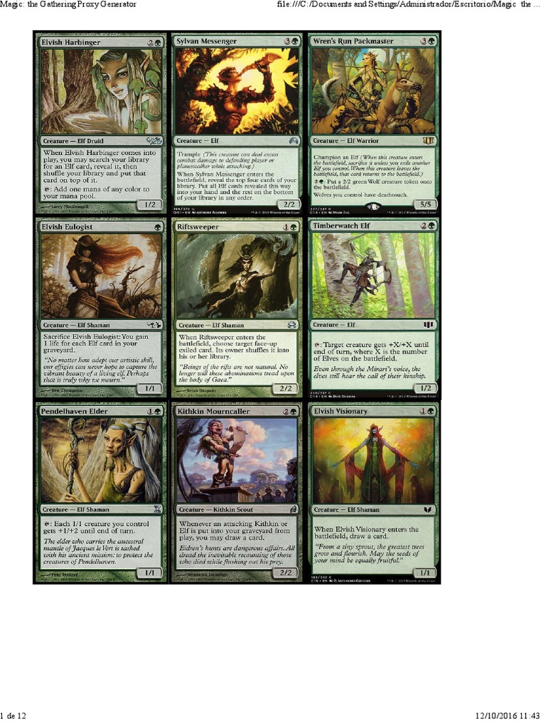 Magic - The Gathering Proxy Generator | PDF