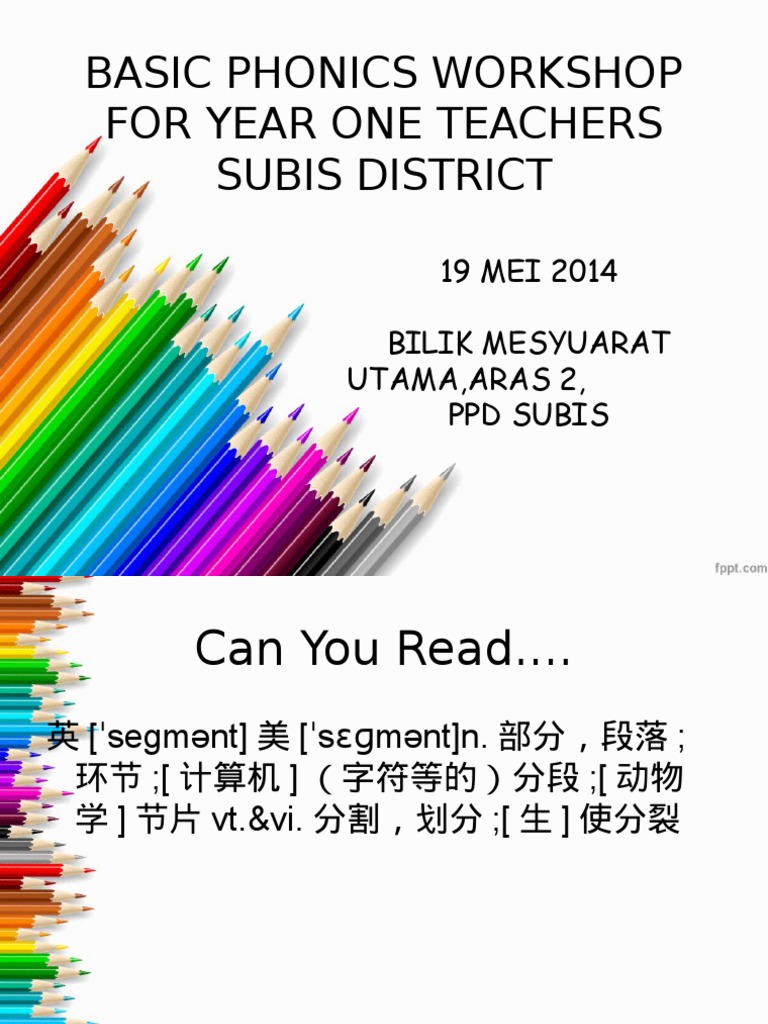 Phonics Workshop | PDF | Phonics | Phoneme