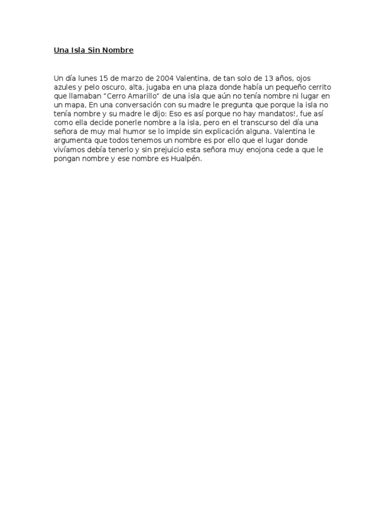 Cuento de 100 Palabras | PDF