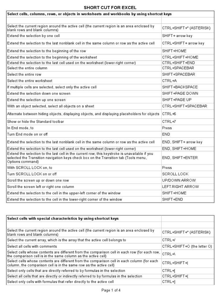 Select Cells, Columns, Rows, or Objects in Worksheets and Workbooks by ...