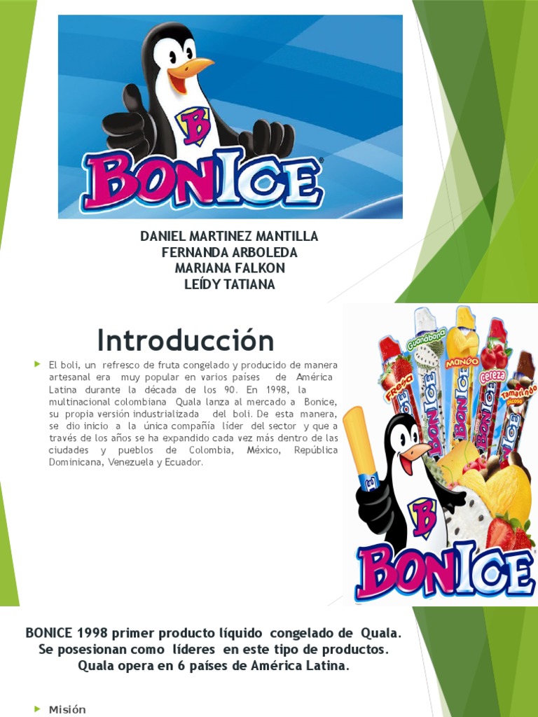 Presentación bonice | Publicidad | Marca
