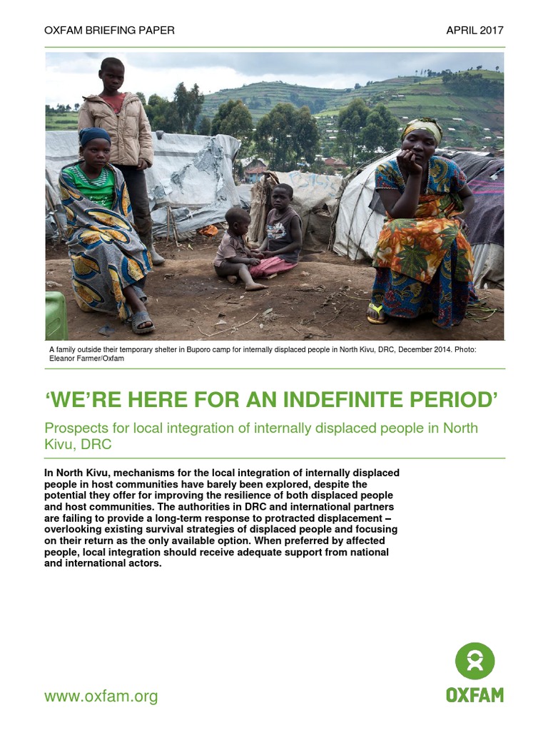 We're Here For An Indefinite Period' Prospects For Local Integration of ...