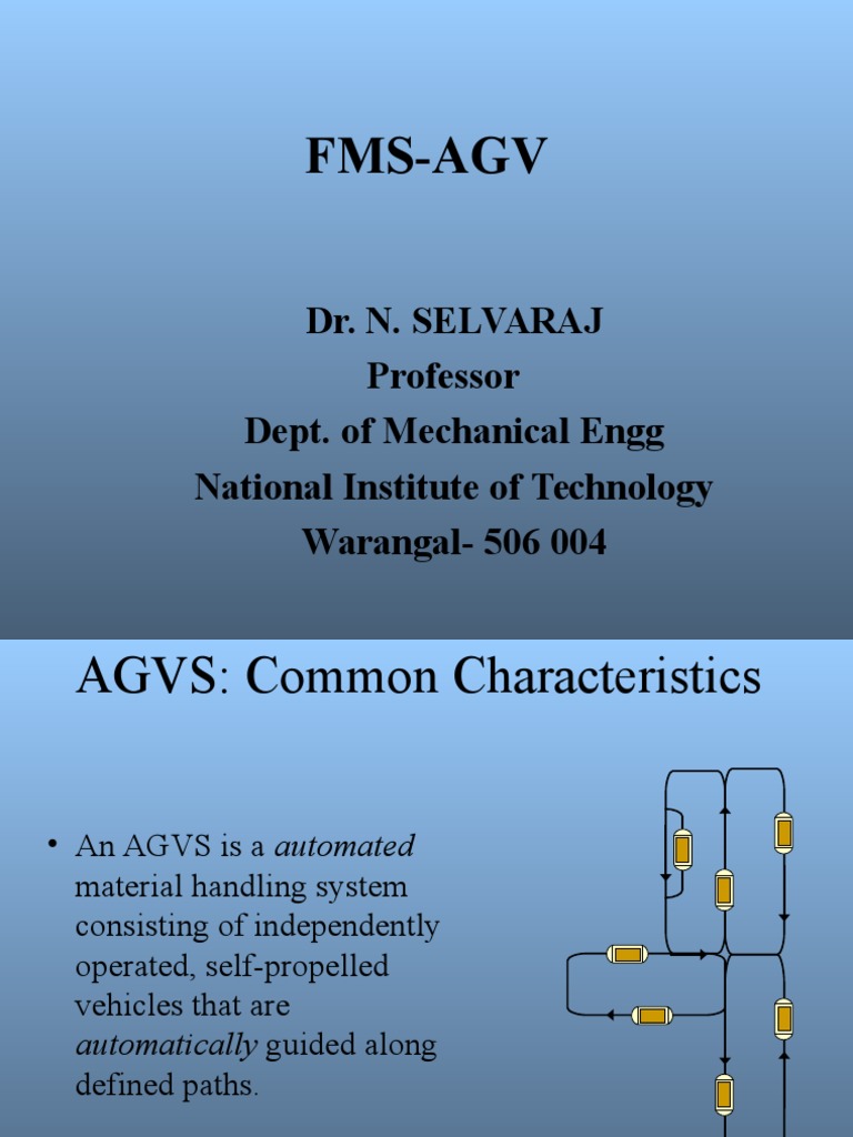 FMS Agv | PDF | Industries | Manufactured Goods