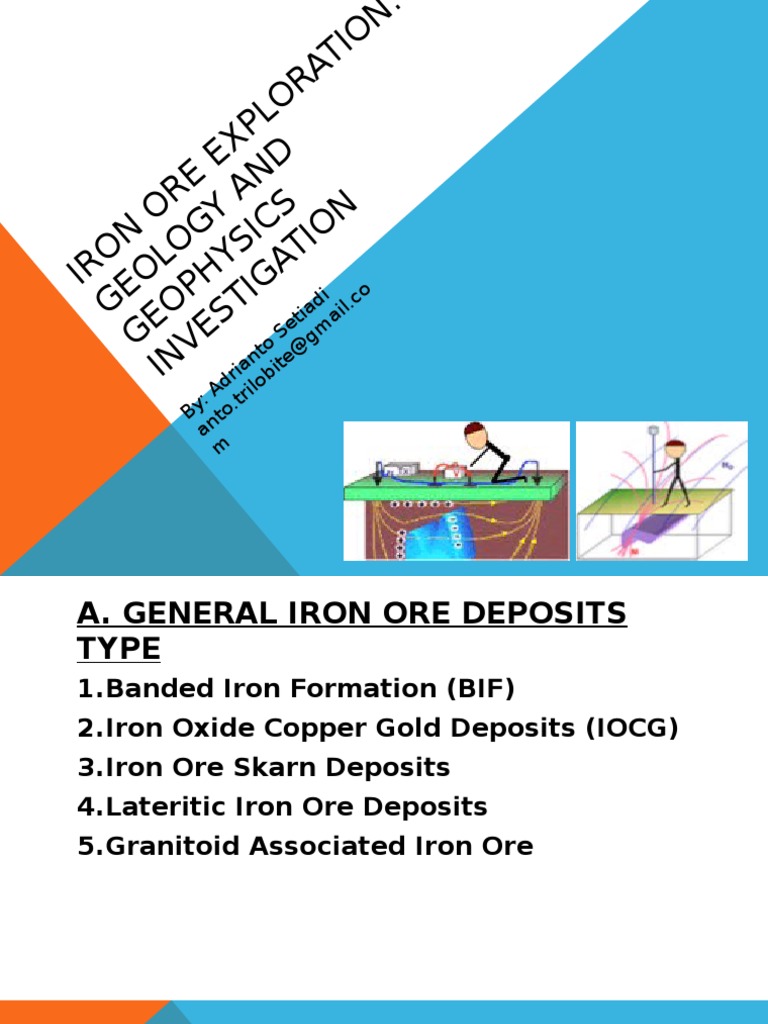 Iron Ore Exploration_Geology and Geophysics Investigation | Geology ...