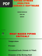 CAESAR II Static Modeling Tutorial | PDF | Pipe (Fluid Conveyance) | Pump