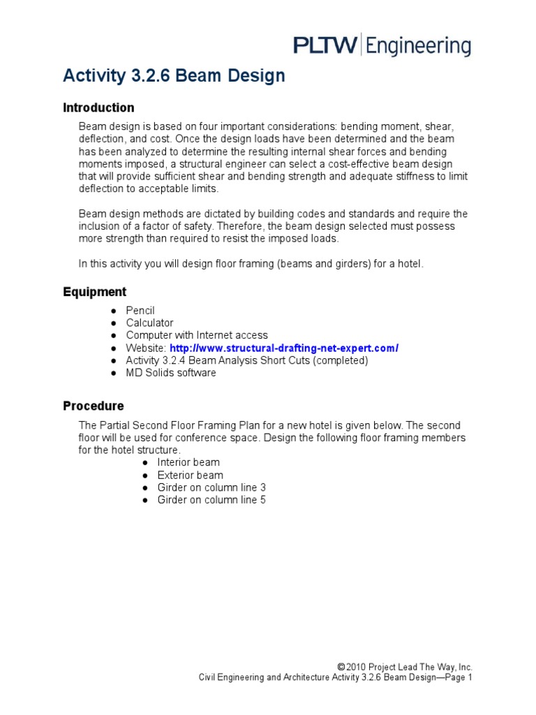 3 2 6 Abeamdesign | PDF | Beam (Structure) | Framing (Construction)