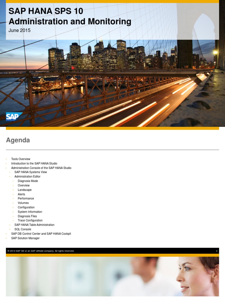 SAP HANA Administration and Monitoring PDF | PDF | Sap Se | Databases