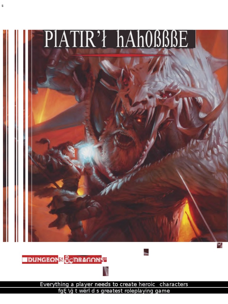 D&D 5e - Players Handbook -Small | Fantasy Role Playing Games ...