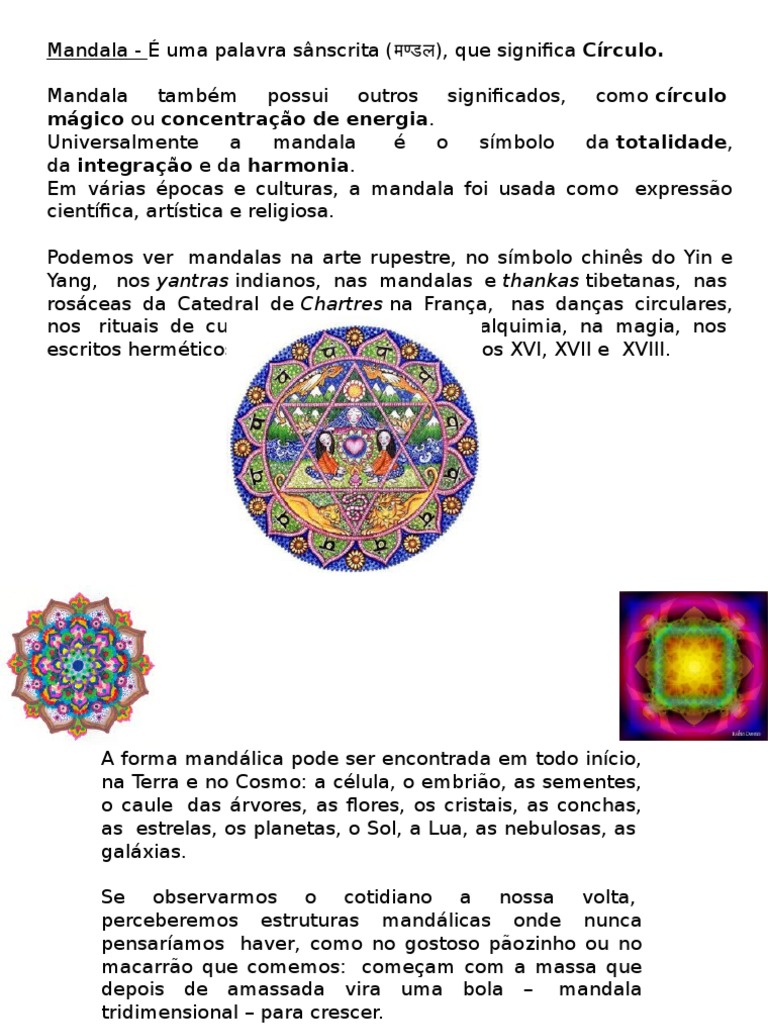 Dia Da Matemática - Mandalas | PDF | Geometria | Mandala