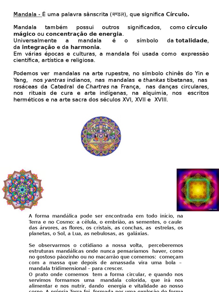 Apresentação Dia Da Matematica Mandalas | PDF | Geometria | Terra