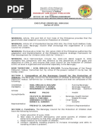 Executive Order - Barangay Council For The Protection of Children BCPC ...