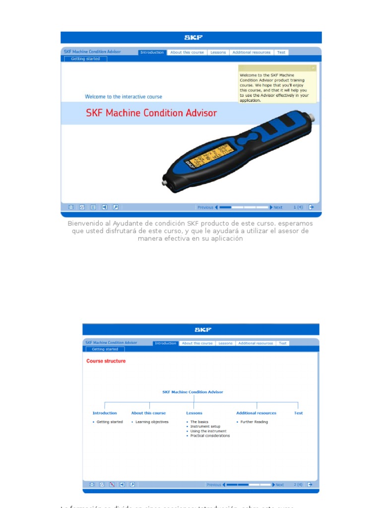 Curso de Vibracion SKF | PDF | Engranaje | Medición