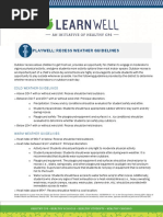 Child Care Weather Watch Guidelines | PDF | Meteorology | Physical ...