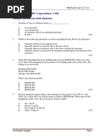 PCIL Set 1 Ver 1.0 | PDF | Insurance | Life Insurance